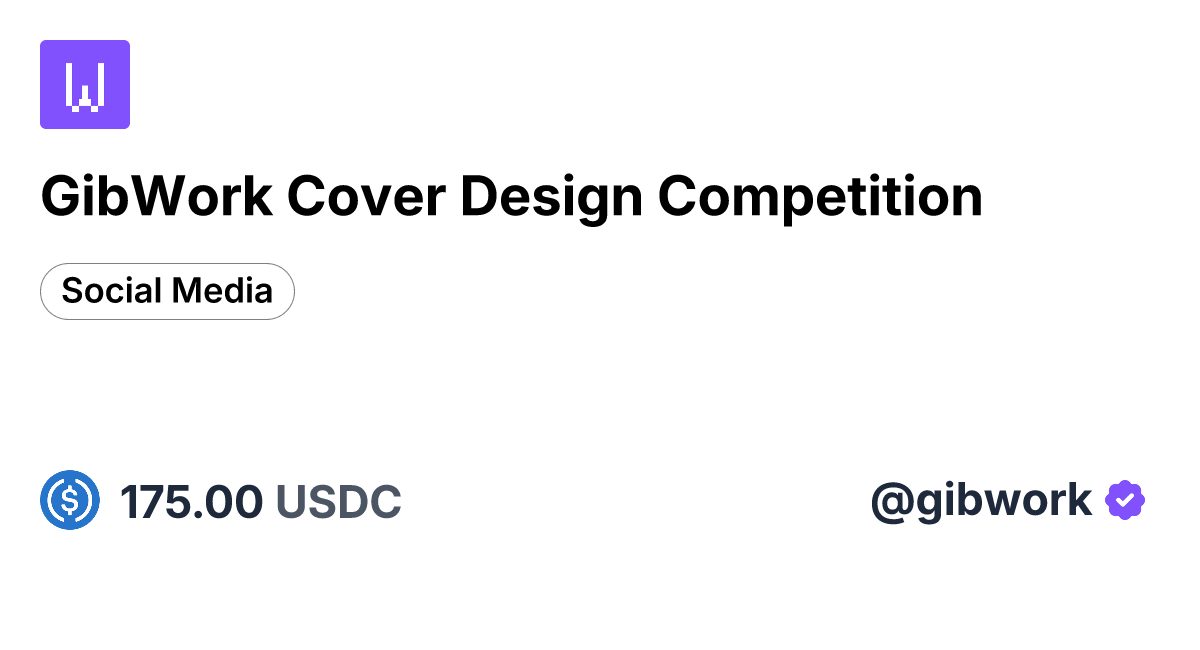 GibWork Cover Design Competition by Gibwork | Gibwork