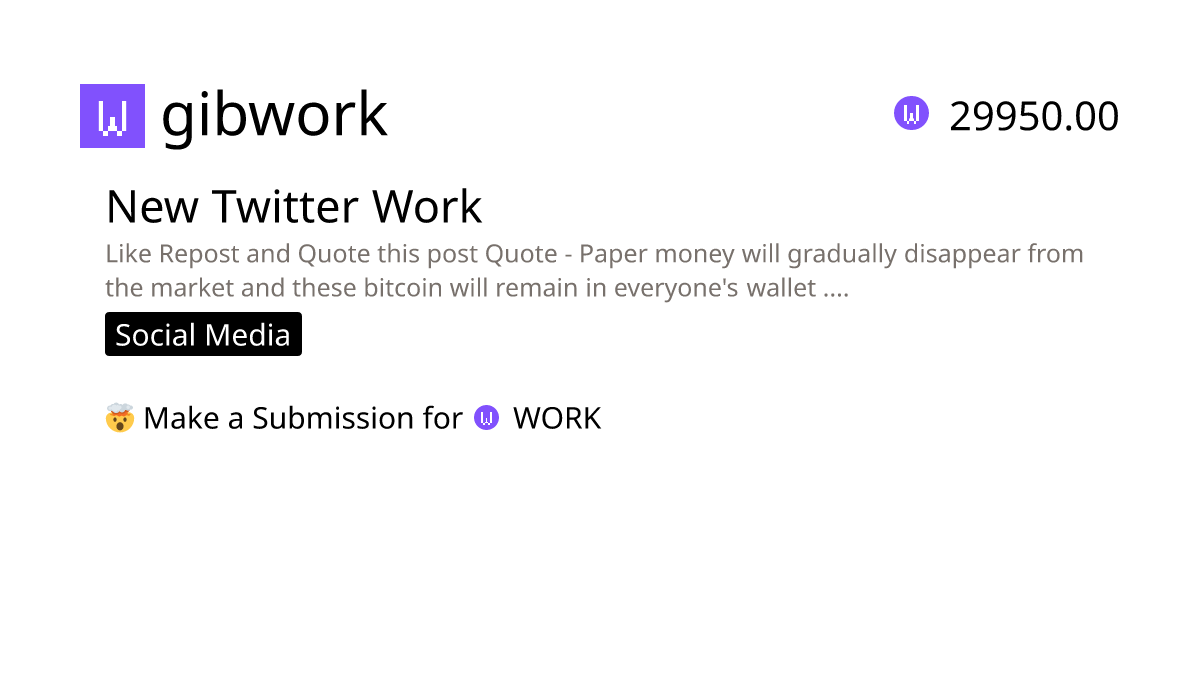 New Twitter Work by Twitter | Gibwork